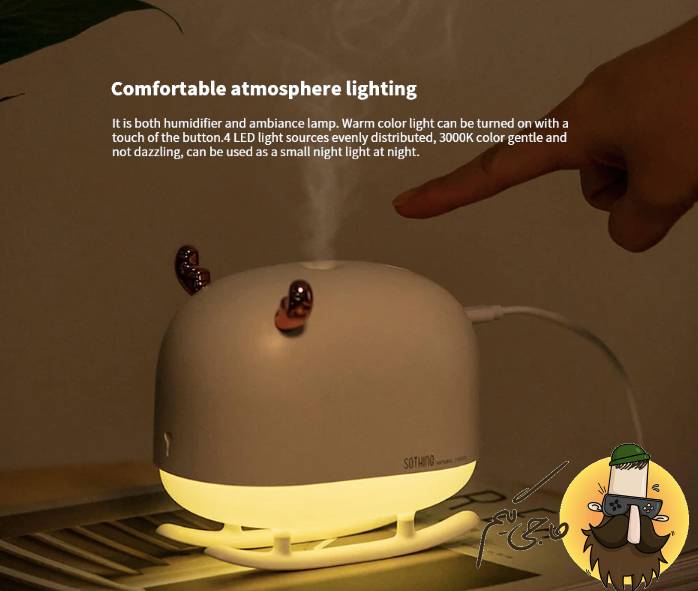 دستگاه بخور شیائومی چراغدار SOTHING مدل DSHJ-H-009 XIAOMI | حاجی گیم ...